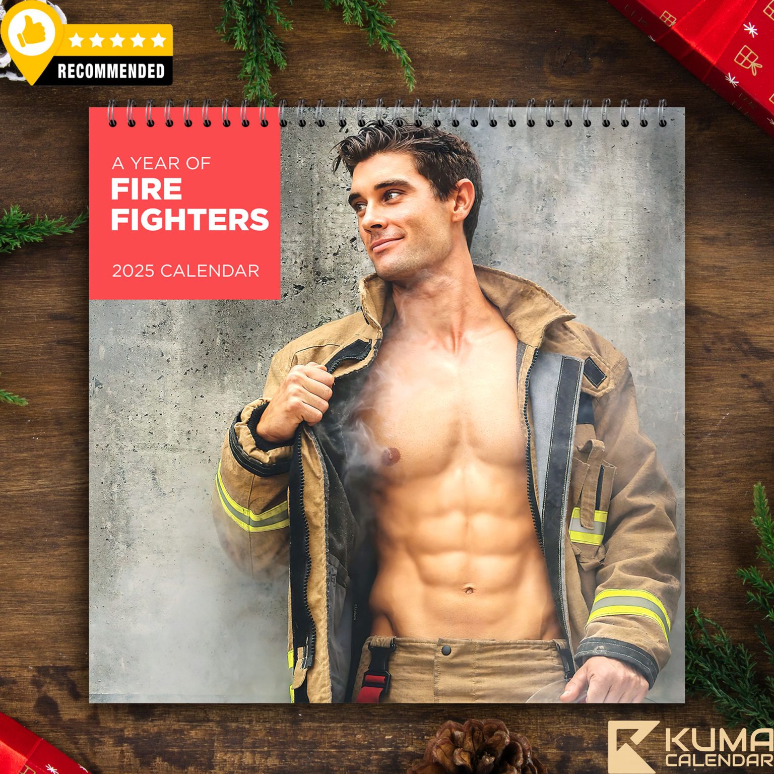 Firefighters Men 2025 Calendar | Bold & Inspiring